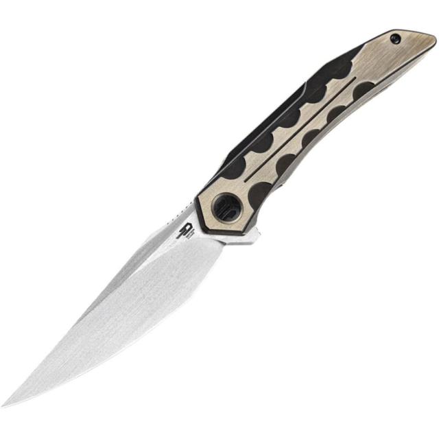 BESTECH KNIVES 折りたたみナイフ SAMARI フレームロック式 ブロンズカラー 収納ポーチ付き BT2009D[bbtkt2009dr]