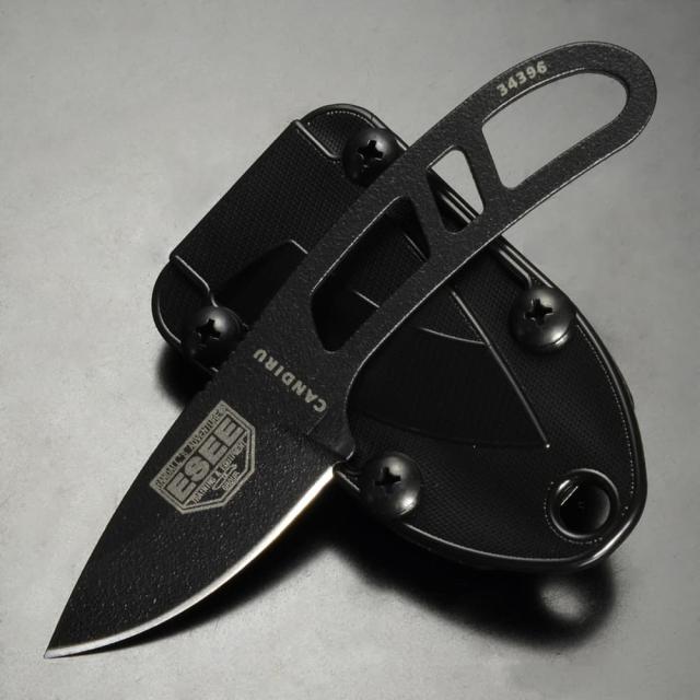 ESEE アウトドアナイフ CANDIRUシリーズ ESCANDT シース付属 CAN-E [ ブラック ][bescanbr]