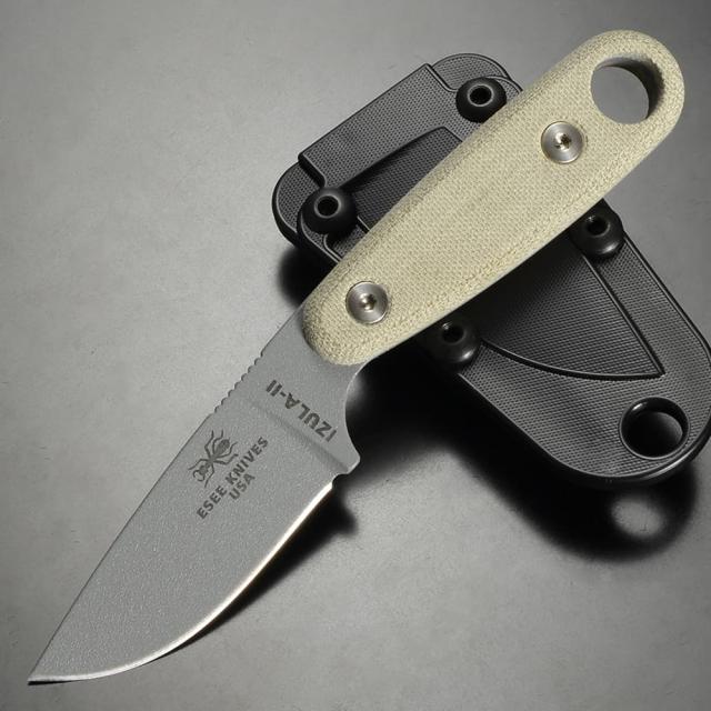 ESEE アウトドアナイフ Izula II 灰色 キャンバスマイカルタ ESIZ-II-SPC[besiz2spcr]