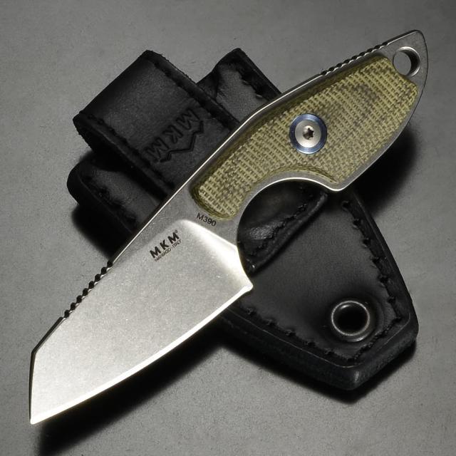 MKM アウトドアナイフ Mikro2 固定刃 グリーン MKMR02GC[bmkmr02gcr]