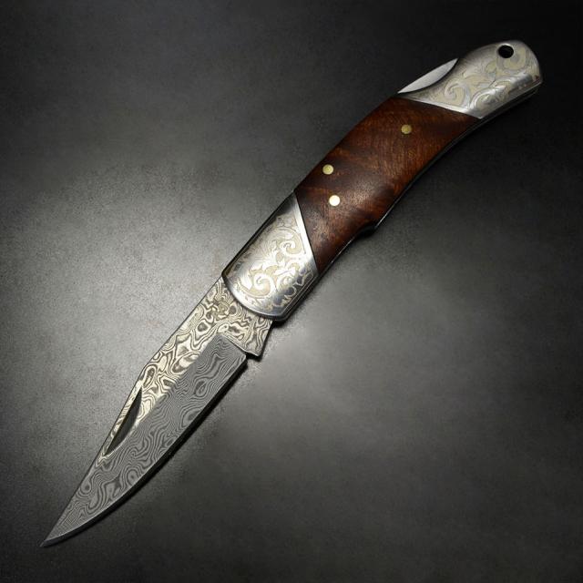 Boker Magnum 折りたたみナイフ Damascus Duke ダマスカス 01MB946DAM[bom01684]