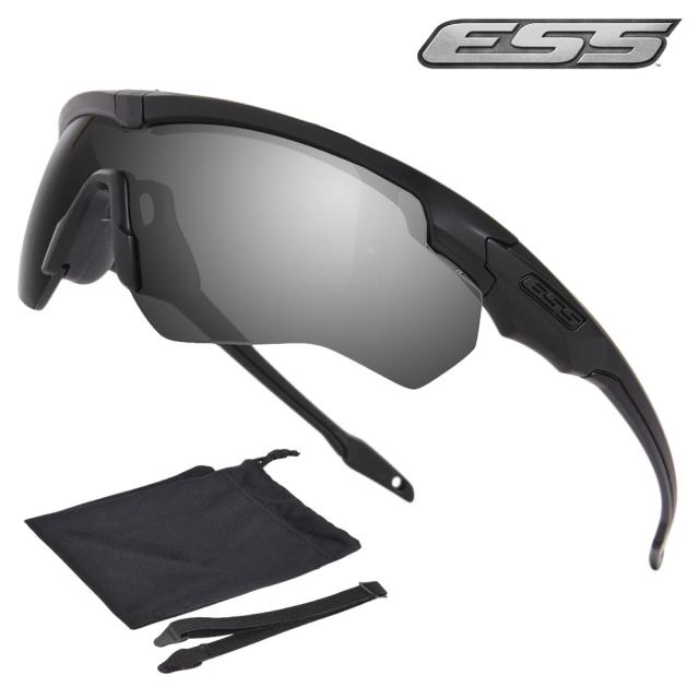 ESS シューティンググラス CROSSBLADE クロスブレイド ONE スモークグレー EE9032-08[essee903208]