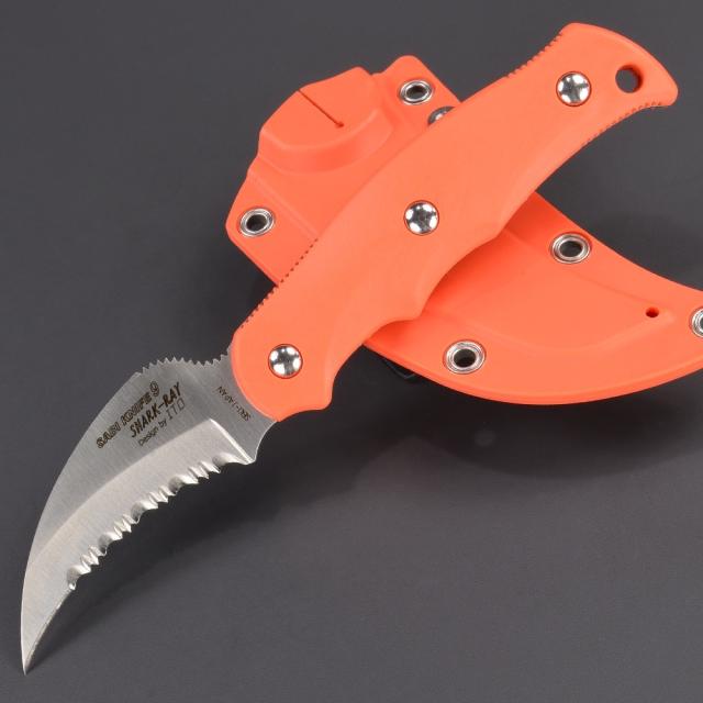 Gサカイ サビナイフ9 SHARK-RAY シャークレイ [ 朱色 ][gs02455] Gサカイ サビナイフ9 SHARK-RAY シャークレイ [ 朱色 ][gs02455]の通販