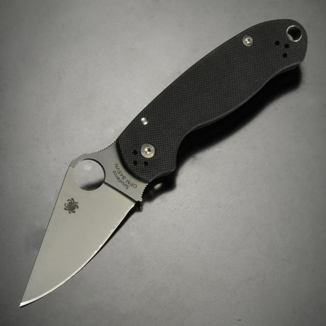 Spyderco 折りたたみナイフ Para3 G-10 コンプレッションロック CPM-S45VN [ シルバー ][ra03830]