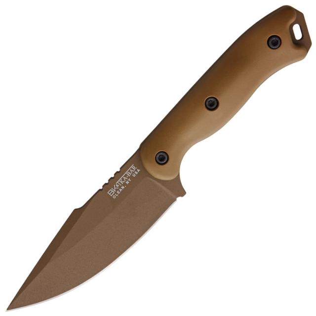 KA-BAR アウトドアナイフ Becker Black Harpoon ハープーン 固定刃 フルタング 樹脂製シース付属 BK18 [ ブラウン ][ra04358]