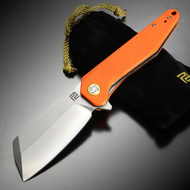 Artisan Cutlery 折りたたみナイフ Osprey ライナーロック 1803P 収納袋付 [ オレンジ ][ra13257]