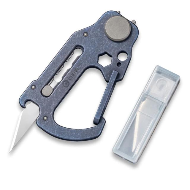 CIVIVI マルチツール Polymorph カラビナ型 チタン製 替え刃3本付き [ ブルー ][ra13260]