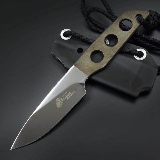 Makkari knives スケルトンナイフ 間狩純平作 ポケットスキナー 3 1/4インチ[ra14021]