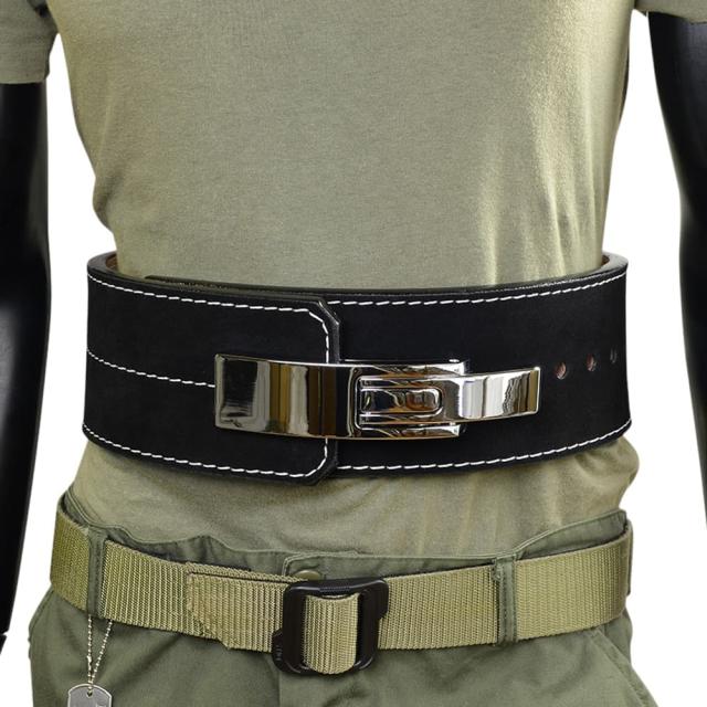 筋力トレーニング用ベルト 小型レバーバックル 男女兼用 [ Mサイズ ][ra18783]