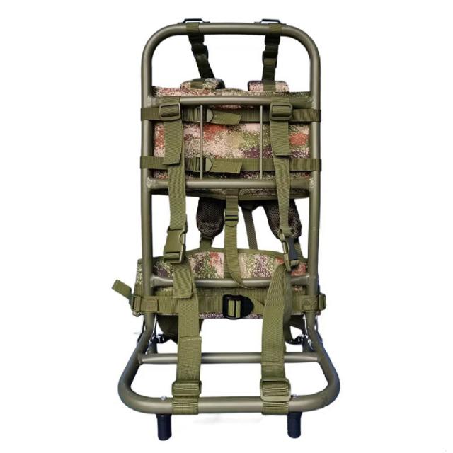 バッグパックフレーム 折りたたみ式 アルミ合金 耐荷重60kg [ 迷彩柄 ][ra19445]