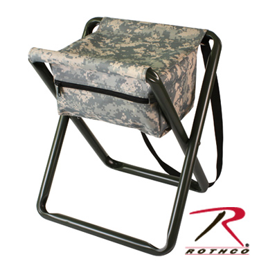 Rothco キャンプスツール ポーチ付き 迷彩 [ ACUカモ ][ro4546]