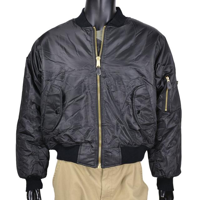 Rothco フライトジャケット MA-1 [ ブラック / Sサイズ ][ro7324s]