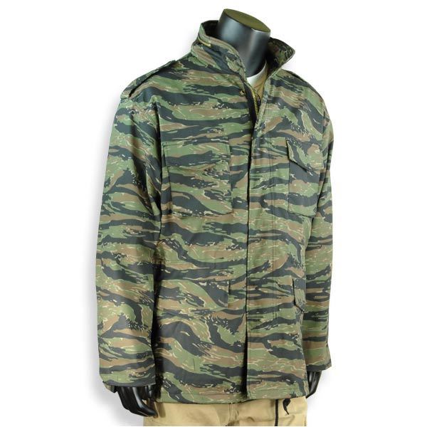 Rothco ミリタリージャケット M-65 [ タイガーストライプカモ / XLサイズ ][ro8713xl]