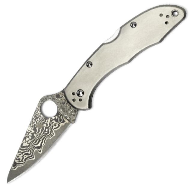 SPYDERCO デリカ4 折りたたみナイフ チタン[sc11tipd]