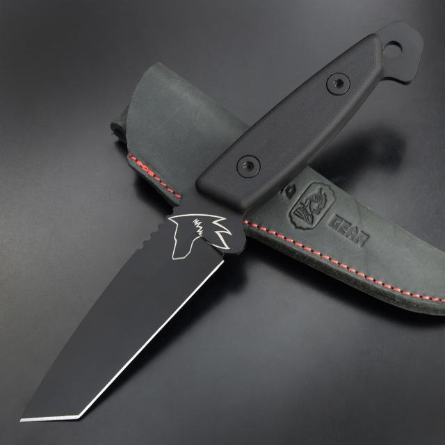 TURQ GEAR アウトドアナイフ Wolf タントー Graphite Black TQ002[tq002]