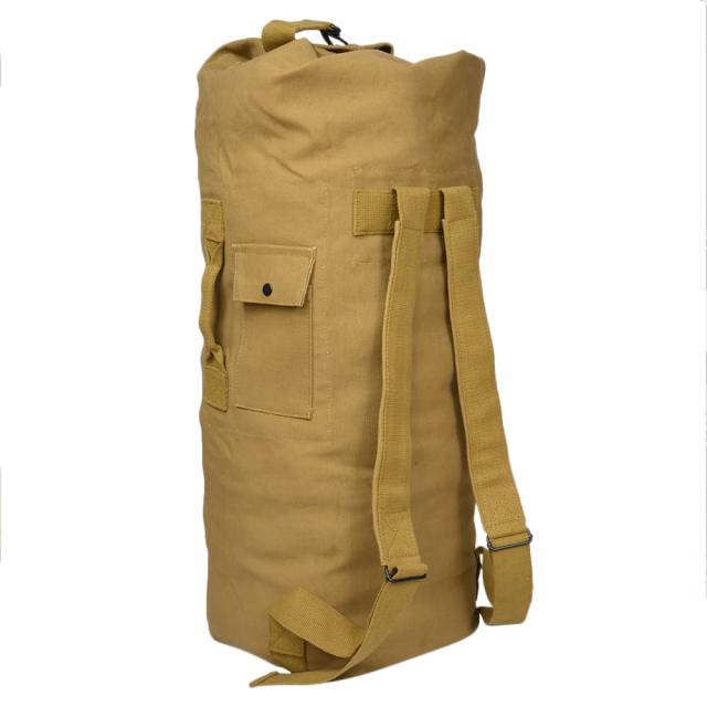 Rothco ダッフルバッグ GIスタイル ダブルストラップ 帆布 [ コヨーテ ][ro3426] Rothco ダッフルバッグ GIスタイル ダブルストラップ 帆布 [ コヨーテ