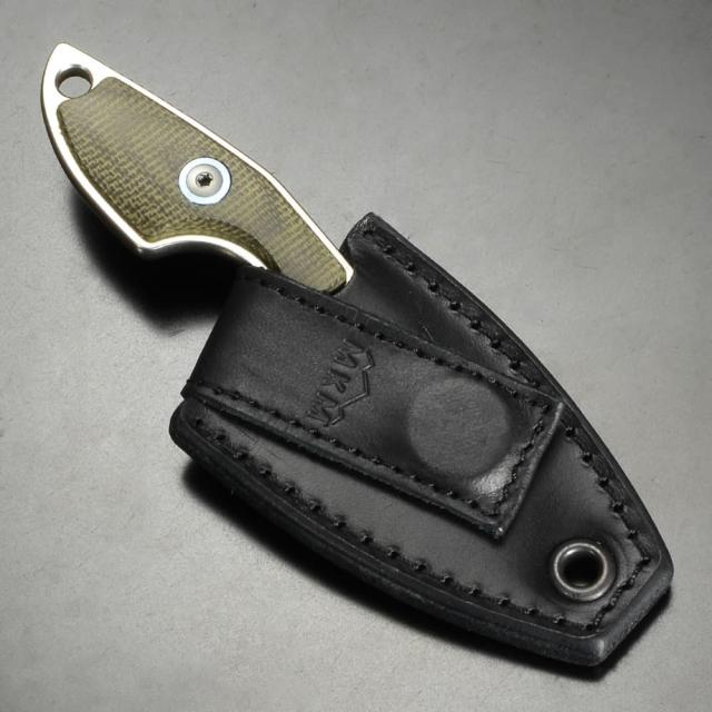 MKM アウトドアナイフ Mikro2 固定刃 グリーン MKMR02GC[bmkmr02gcr]の