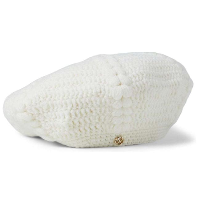 送料無料 ケイトスペード ニットベレー帽 レディース ブランド ニット帽  ベレー帽 ふわふわ 毛糸 プレゼント Kate Spade