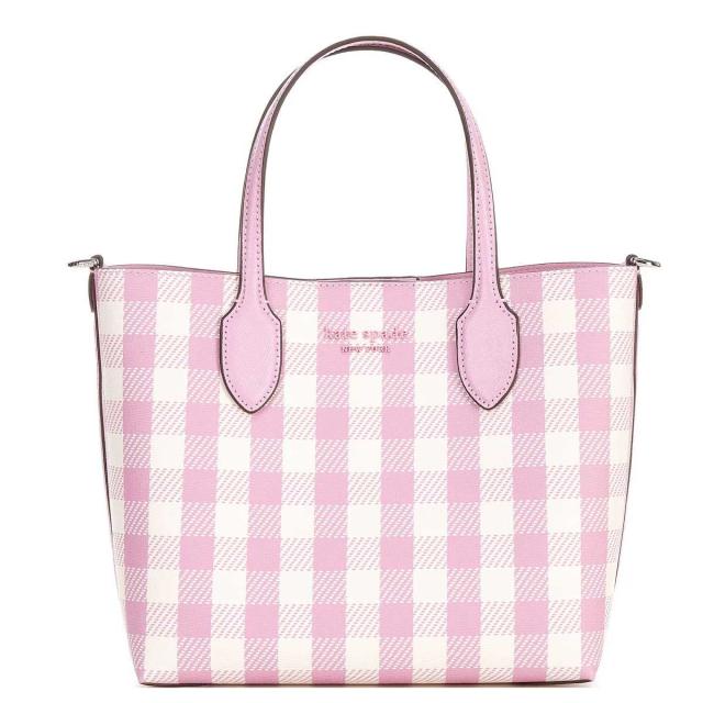 ケイトスペード トートバッグ レディース ギンガムチェック ピンク ブランド ショルダーバッグ 斜め掛け kate spade