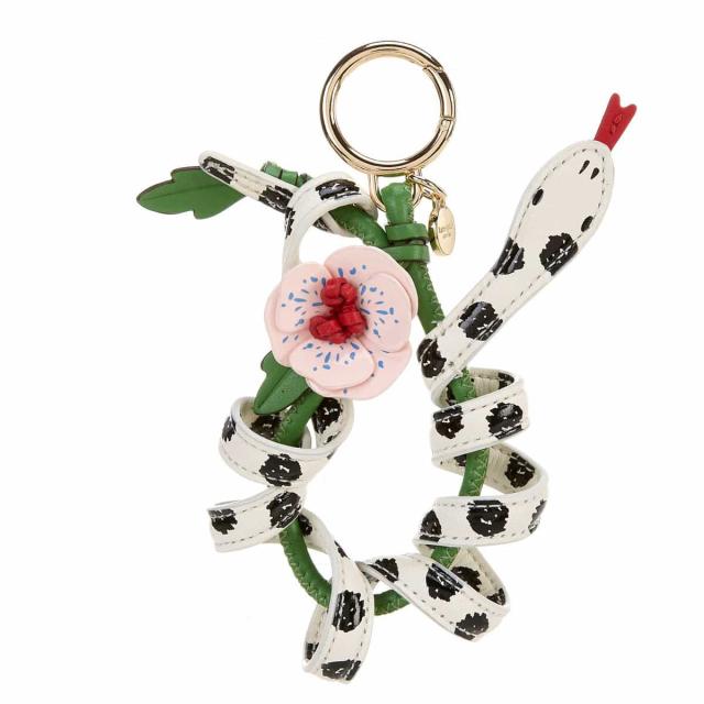 ケイトスペード キーホルダー バックチャーム ブランド 干支 巳 ヘビ 蛇 プレゼント Kate Spade New York