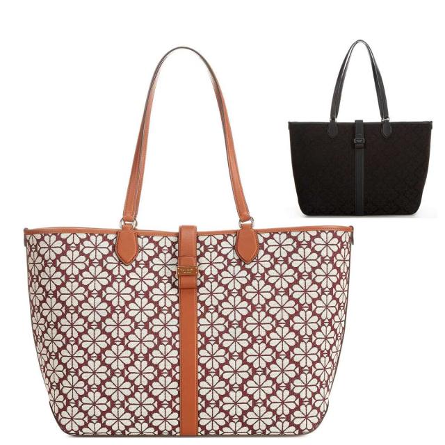 ケイトスペード トートバッグ レディース ブランド a4横 キャンバス 軽量 大きめ ファスナー付き Kate Spade New York