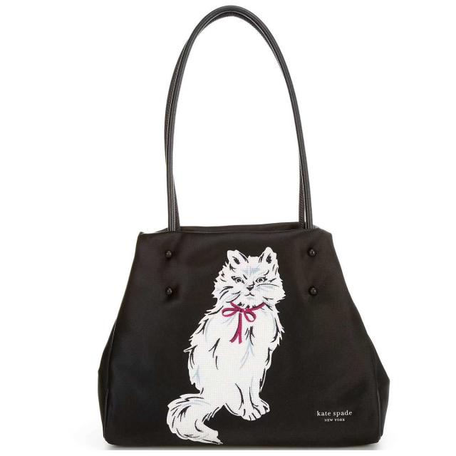 ケイトスペード バッグ レディース ショルダー 猫キャット ブランド レザー おしゃれ 大容量 Kate Spade New York