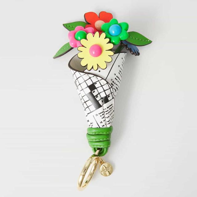 ケイトスペード キーホルダー  花束 ブランド ユニーク おしゃれ 大人 キーリング キーチェーン Kate Spade New York