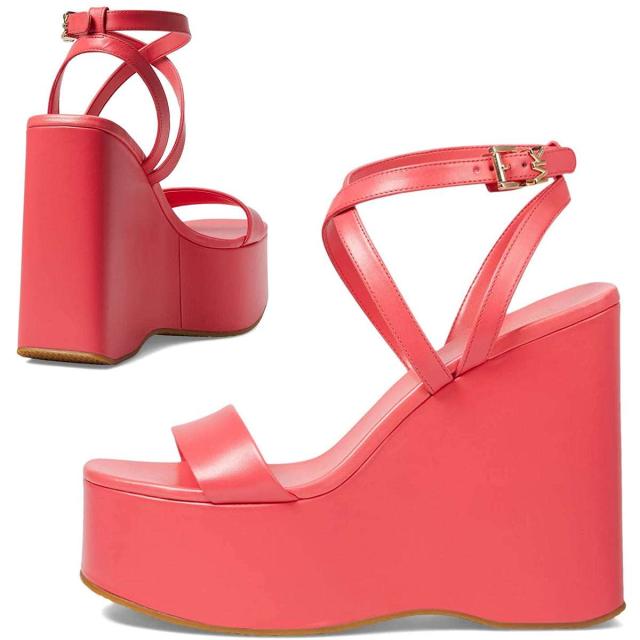 送料無料 マイケルコース サンダル レディース 厚底 ウエッジ