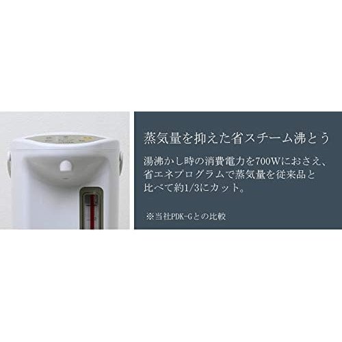 タイガー魔法瓶 TIGER マイコン電気ポット 保温機 マー 2.2L アーバンホワイト PDR-G220-WU