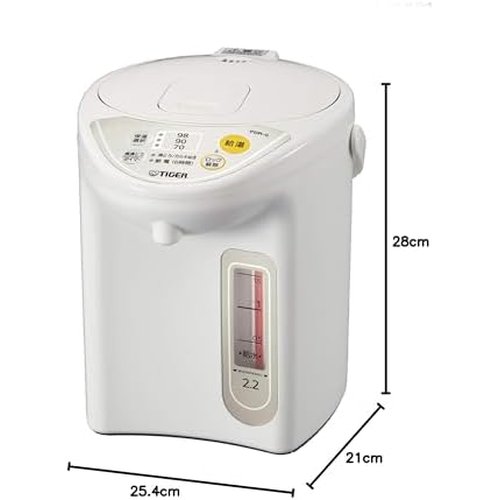 タイガー魔法瓶 TIGER マイコン電気ポット 保温機 マー 2.2L アーバンホワイト PDR-G220-WU