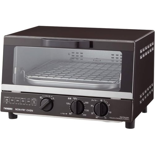 ツインバード コンベクション オーブントースター 4枚 載 お手入れ簡単 メーカー ブラウン TS-4054BR