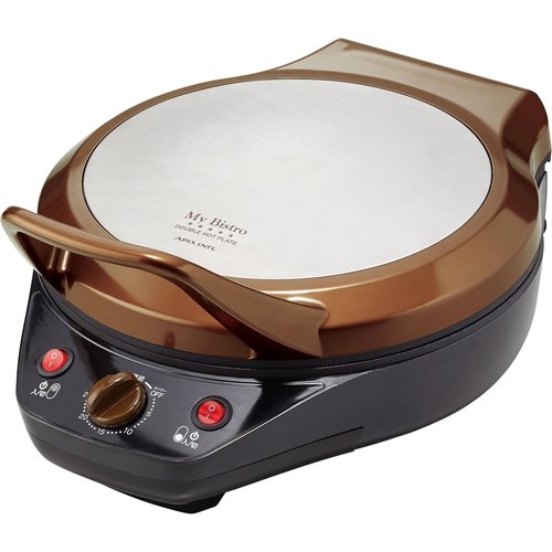 アピックス APIX INTL APIX 『My Bi ayダブルホットプレート ブラウン AWP-292-BR