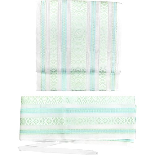 KYOETSU キョウエツ 作り帯 名古屋帯 紗生地 献上柄 八寸 日本製 レディース