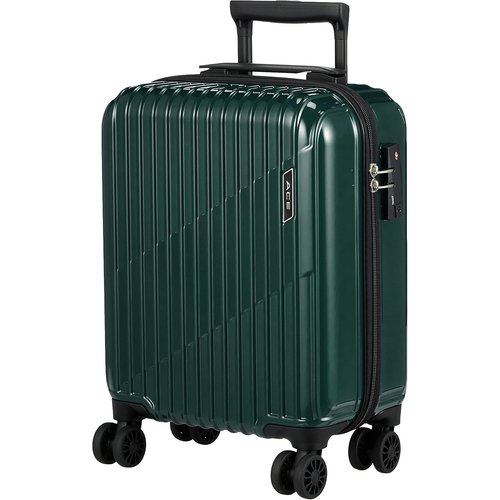エース スーツケース クレスタ 機内持込可 20L 2 06314 47 cm ダークグリーン one size