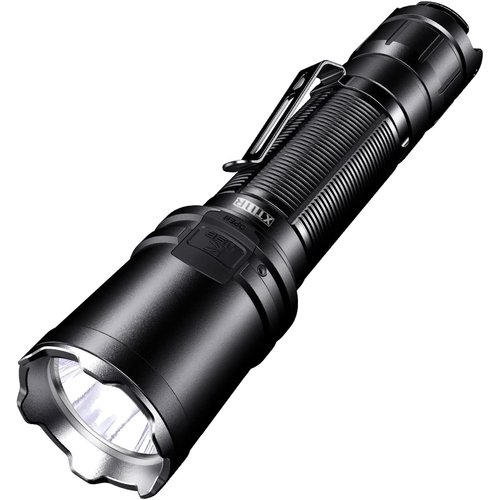 KLARUS XT11R 1300ルーメンUSBC充電 ヘルド懐中電灯、3つの照明モードとストロボ、IPX8防水