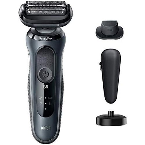 ブラウン メンズシェーバー 3枚刃 ノワールブラック AUN Series6 シリーズ6 60-N4200CS