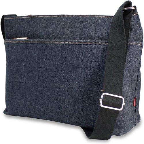 ニードネットワーク ショルダーバッグ レディース 岡山デニム A4 多収納 斜めがけ インディゴブルー