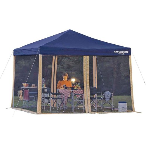 キャプテンスタッグ キャンプ テント・タープ用 虫よけ 蚊帳 スクリーンパネル 300×200UVM-3174