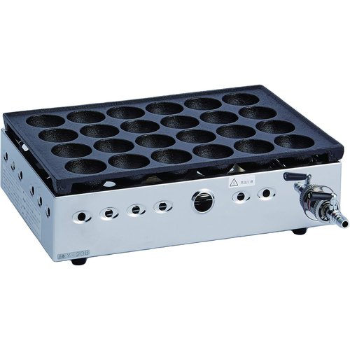 ヤマキン ジャンボたこ焼器 大玉 Y-20B LPガス Y-20B・LP