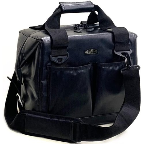 ALBATRE マルチソフトクーラーバッグ 18L 全面ターポリン JETBLACK