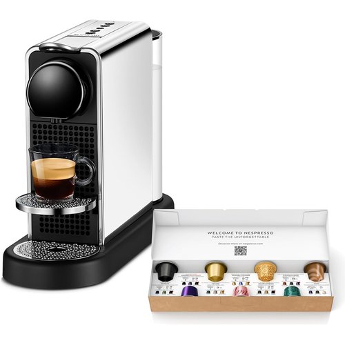 ネスプレッソ ORIGINAL カプセル式コーヒーメー プラチナム C ステンレススチール C140-ME-W