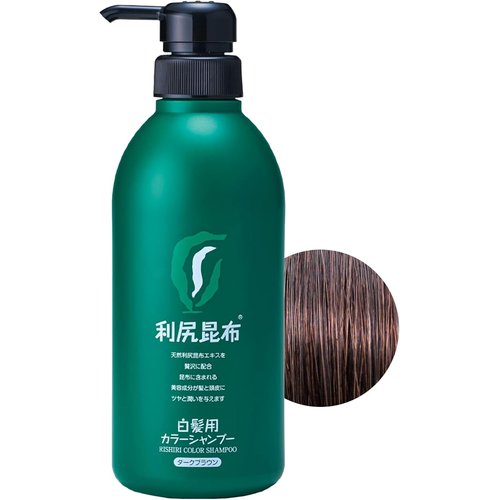 Sastty白髪用 利尻カラーシャンプー お徳用 500ml ダークブラウン