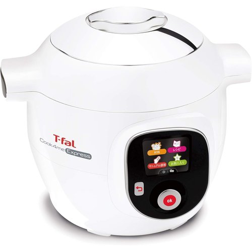 ティファール 電気圧力鍋 無水調理 大容量 6L 2〜 スプレス 時短 便利なアプリ ホワイト CY8511JP