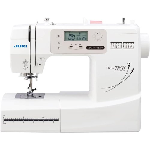 JUKI ジューキ ワイドテーブル付 フットコントロー オート糸調子 100パターンの縫い模様 HZL-78H