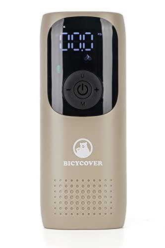 BICYCOVER(バイシカバー) 電動空気入れ 全バルブ対応 自転車 ママチャリ コンパクト 英式 仏式 米式 軽量 小型