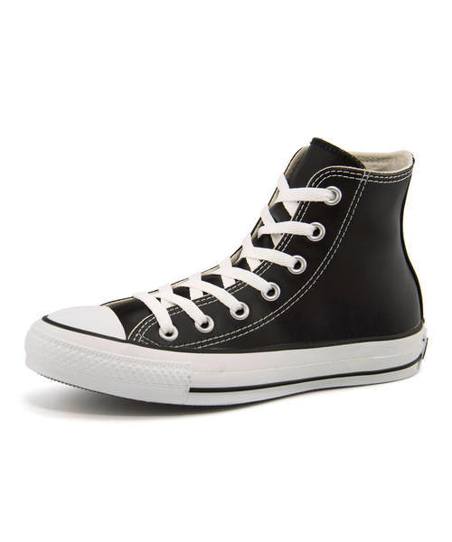 converse コンバース LEA ALL STAR HI レディーススニーカー(レザーオールスターHI) 1B908 ブラック【レディース】