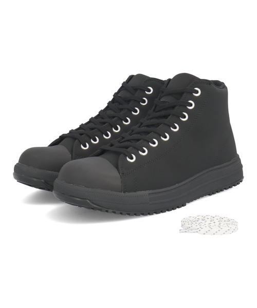 converse コンバース ALL STAR PS HI【つま先保護芯/幅広3E】ユニセックス メンズ レディース ワーキングシューズ 作業靴 スニーカー(オールスターPSHI) PS001 ブラックモノクローム