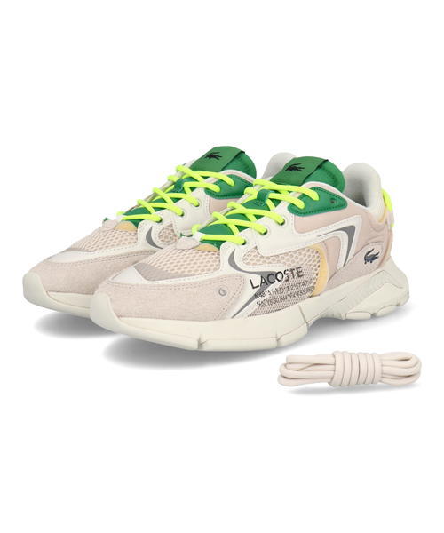 LACOSTE ラコステ L003 NEO 123 1 SMA メンズスニーカー(L003ネオ1231SMA) 45SMA0001 WG1 オフホワイト/グリーンの通販はau PAY ...