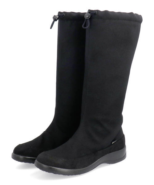 TOP DRY トップドライ レディース ゴアテックスロングブーツ【防水透湿/滑りにくい/幅広3E】GORE-TEX セラミック配合ソール 全天候対応 TDY3992 ブラック