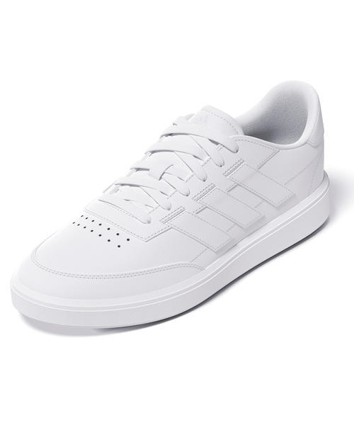 adidas アディダス COURTBLOCK U メンズスニーカー(コートブロックU) IF4031 フットウェアホワイト/フットウェア ...